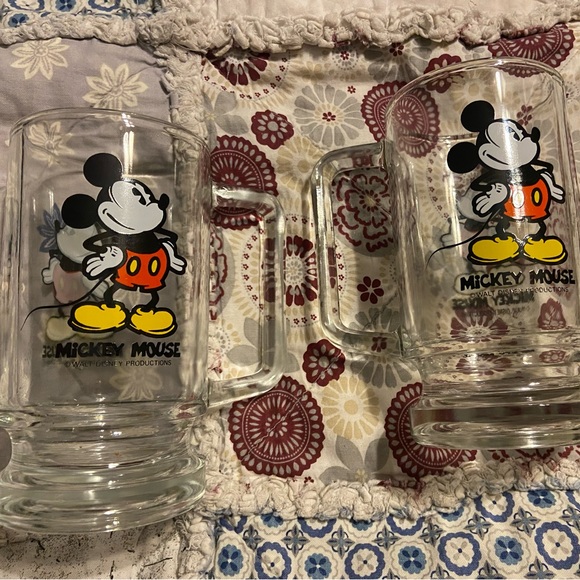 Disney | Other | Walt Disney Productions Mickey Mouse Glassware | Poshmark